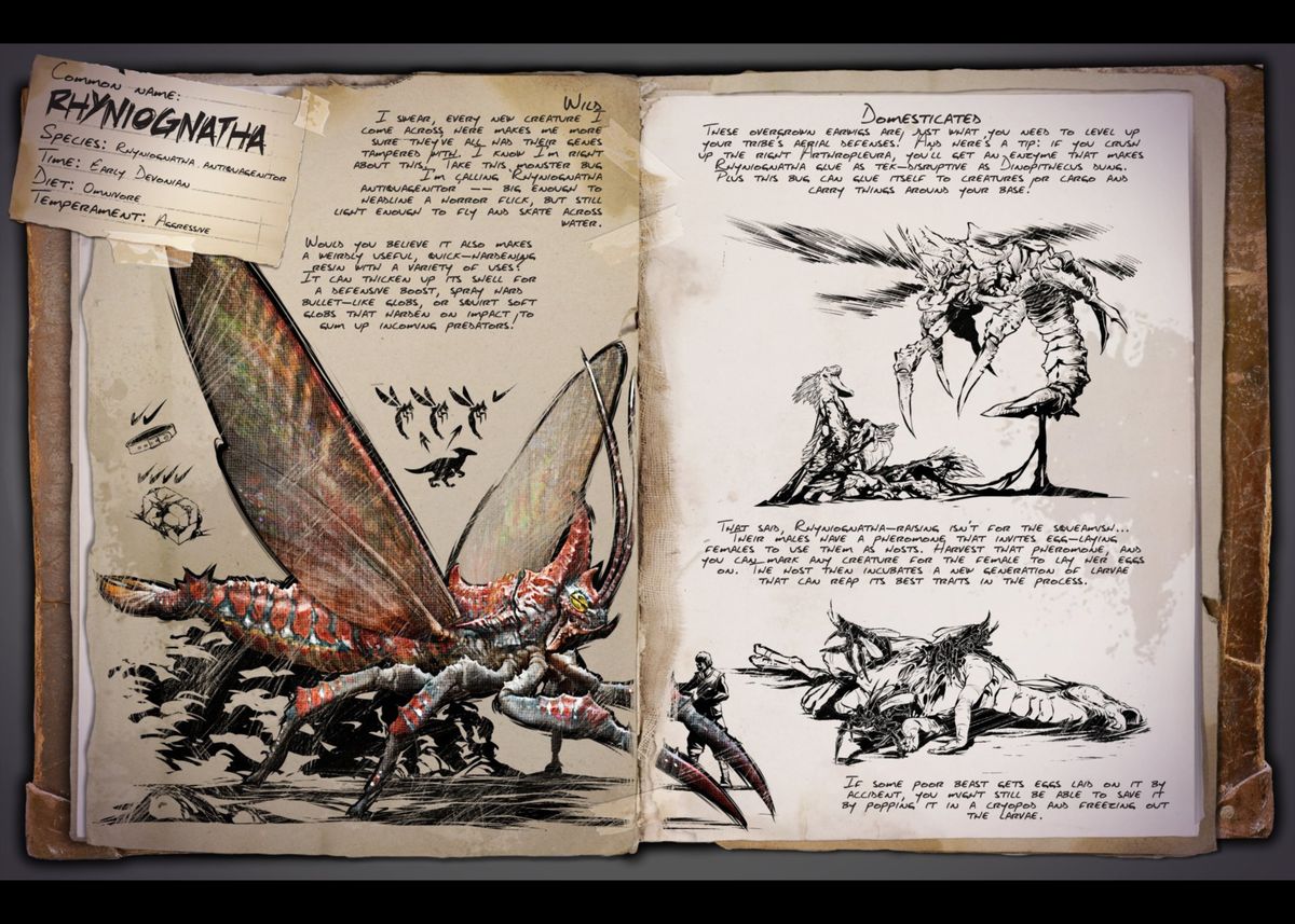 'Ark Survival Evolved | Rhyniognatha ' Poster, picture, metal print ...