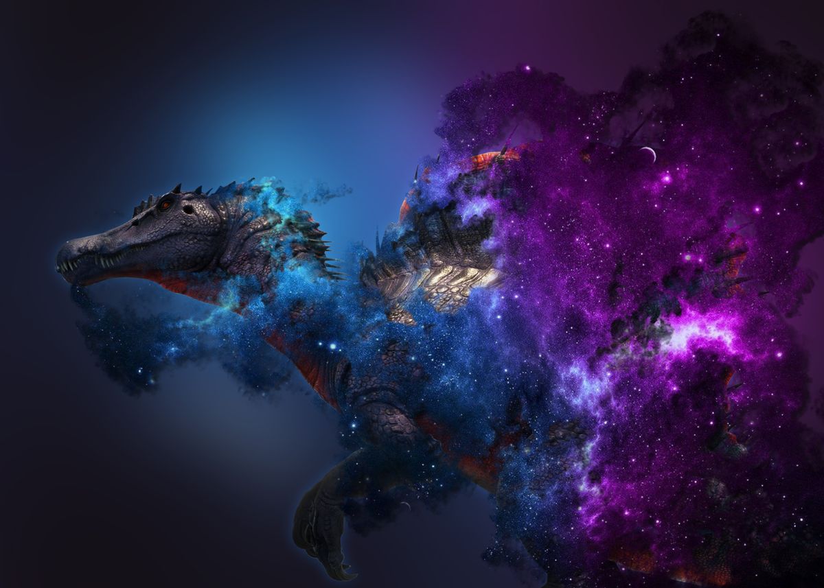 'Ark Survival Evolved | Spinosaur' Poster, picture, metal print, paint ...