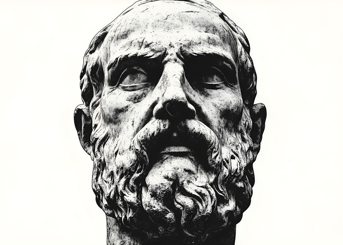 'Greek Philosopher' Poster, picture, metal print, paint by Quasarai ...
