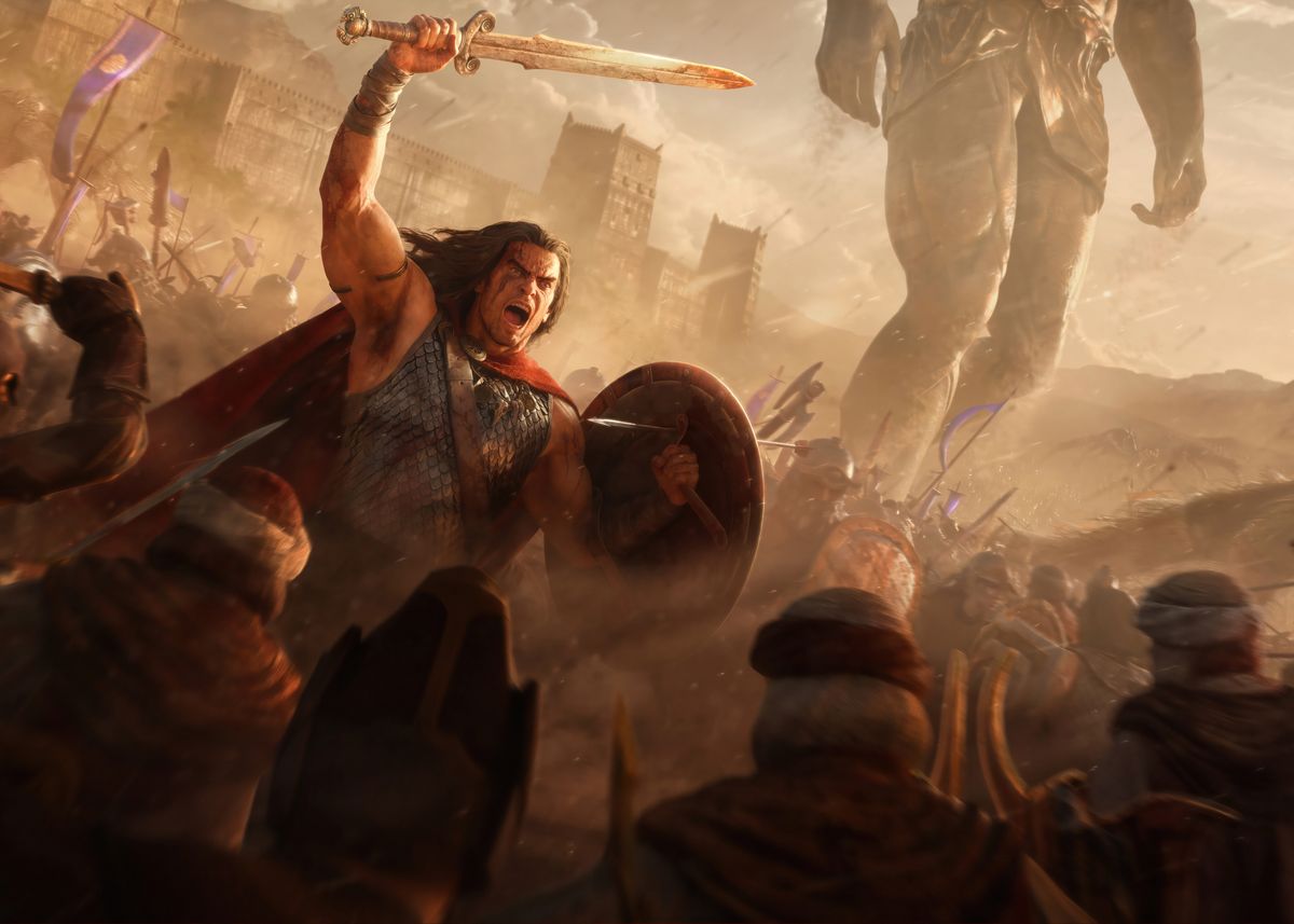 'Conan in the battle' Poster, picture, metal print, paint by Conan ...