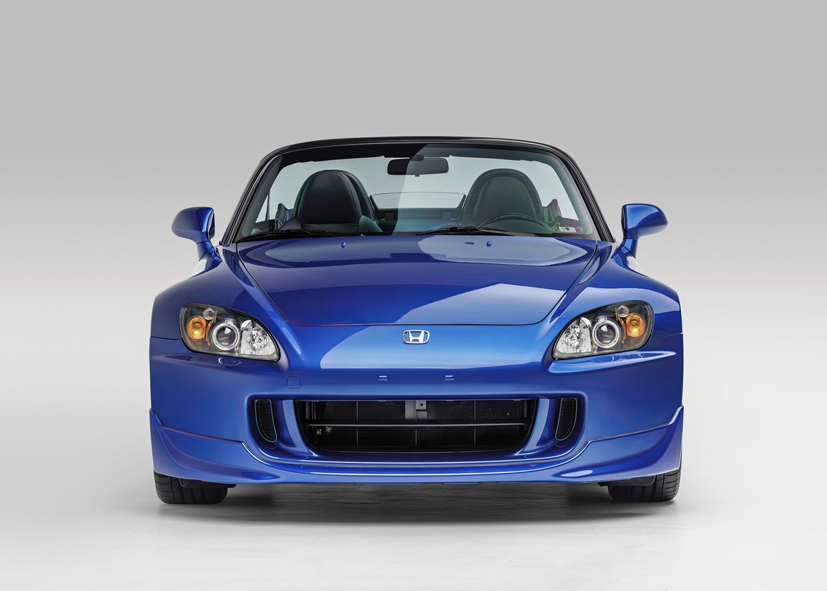 'Blue Honda S2000 Convertible' Poster, picture, metal print, paint by ...