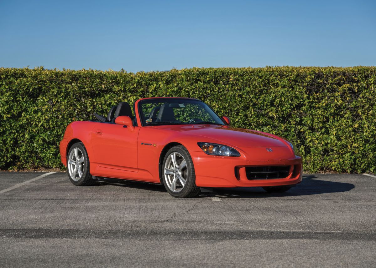 'Red Honda S2000 Convertible' Poster, picture, metal print, paint by ...