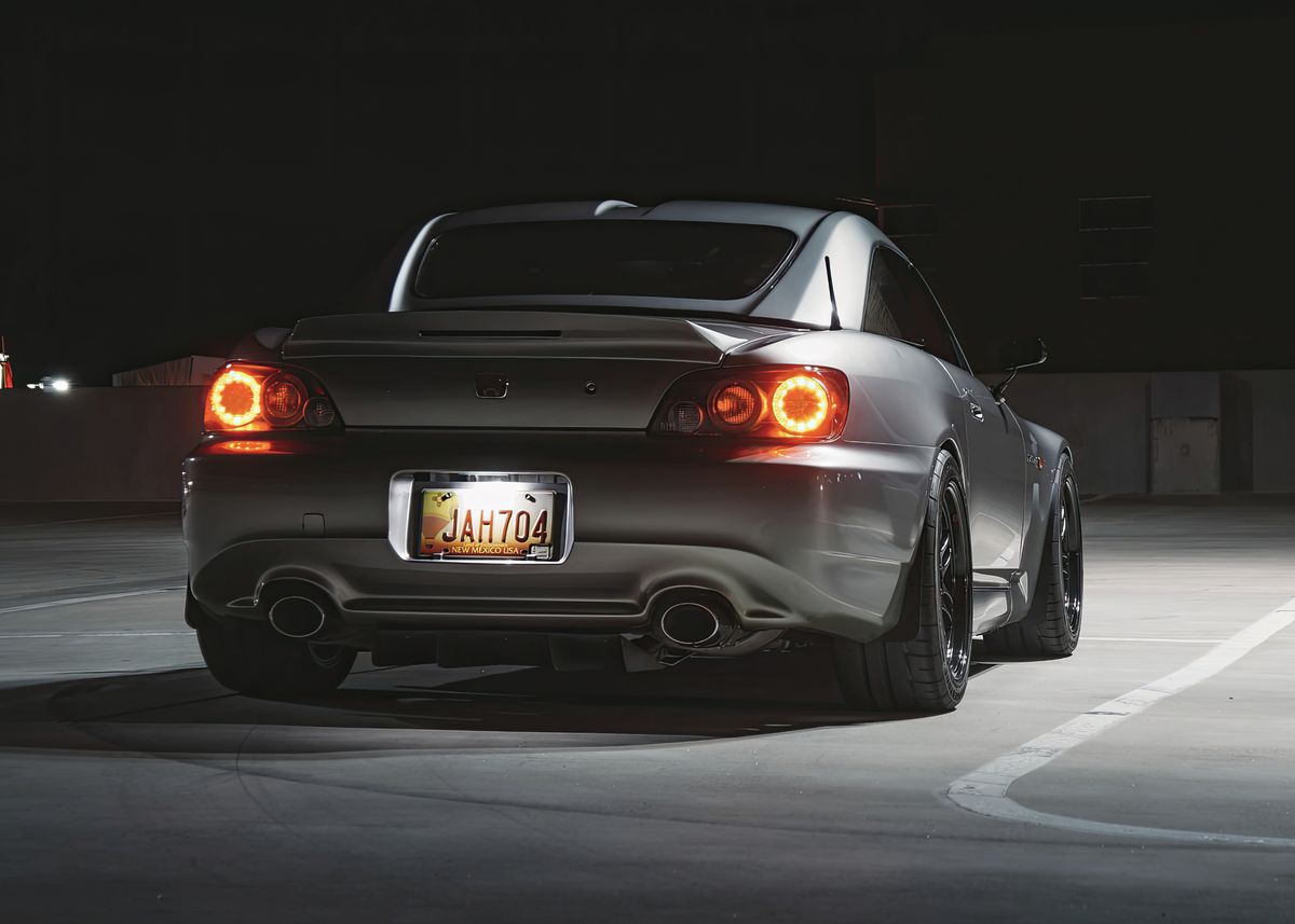 'Silver Honda S2000' Poster, picture, metal print, paint by ALCN | Displate