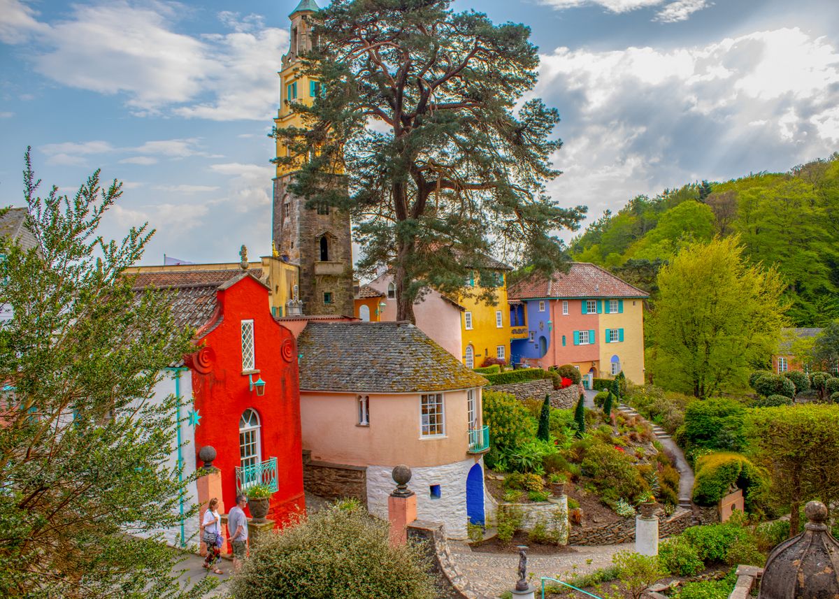 'Portmeirion is a folly tourist village in Gwynedd, North Wales Village ...