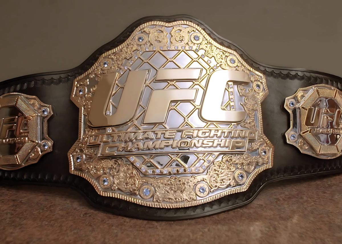'UFC Championship Belt' Poster, picture, metal print, paint by DaGont ...