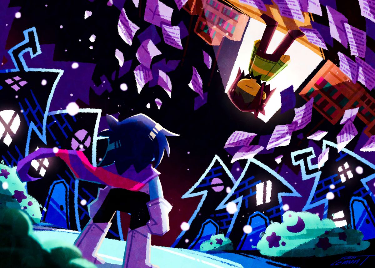 'Deltarune: Kris and Susie' Poster, picture, metal print, paint by ...