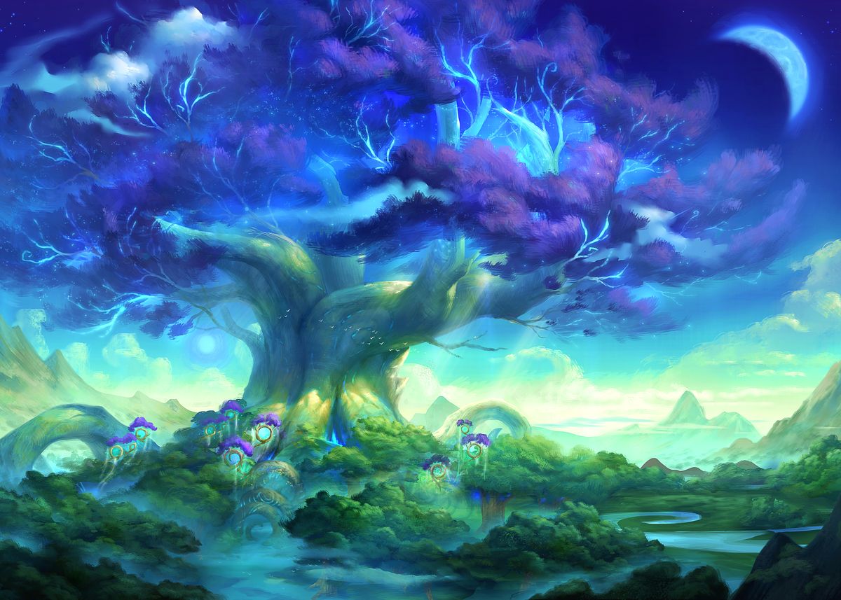 'The Emerald Dream' Poster, picture, metal print, paint by World Of ...