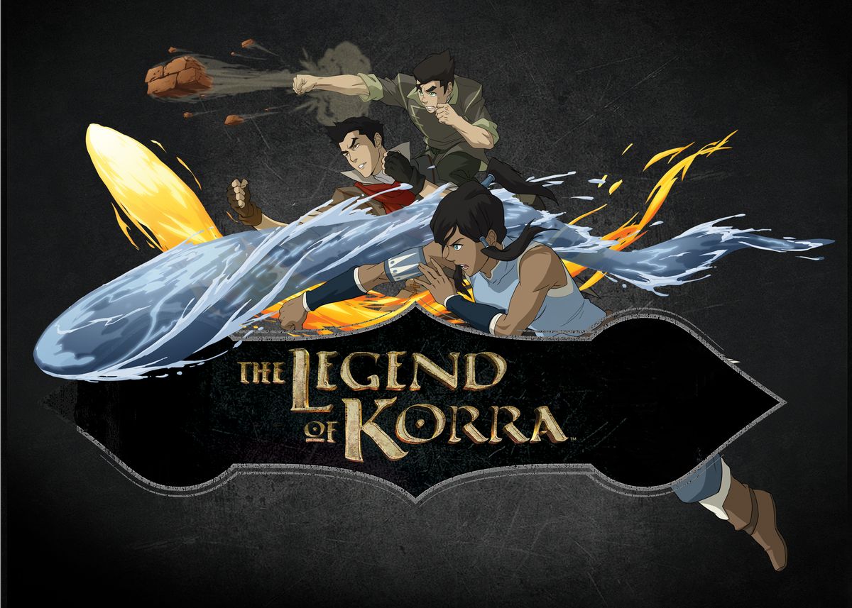 'Korra, Bolin and Mako' Poster, picture, metal print, paint by The ...
