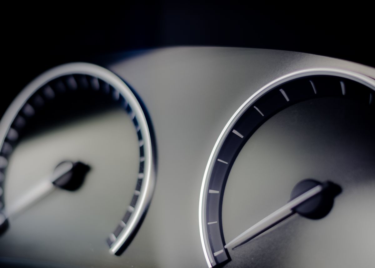 'Car Dashboard Gauges' Poster, picture, metal print, paint by Bujor ...