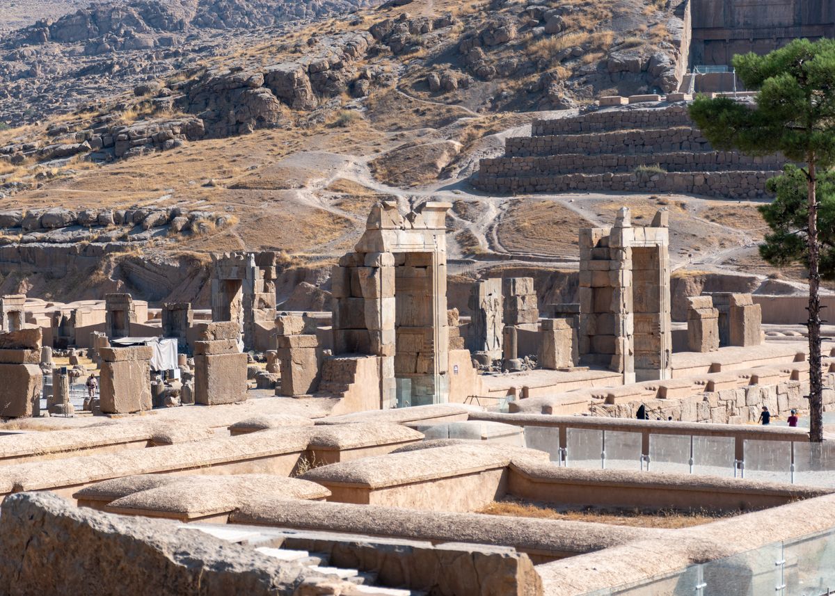 'Ancient Ruins of Persepolis' Poster, picture, metal print, paint by ...