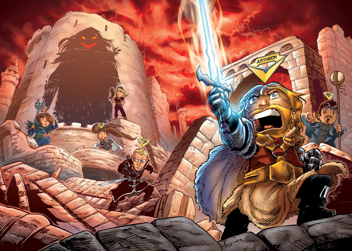 'NOOB poster officiel - Olydriverse - La faction du Chaos' Poster ...