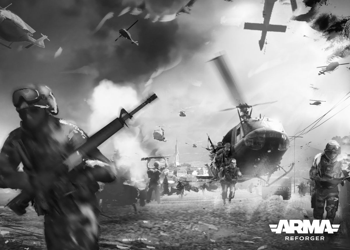 'ARMA Reforger: Warzone' Poster, picture, metal print, paint by Bohemia Interactive | Displate