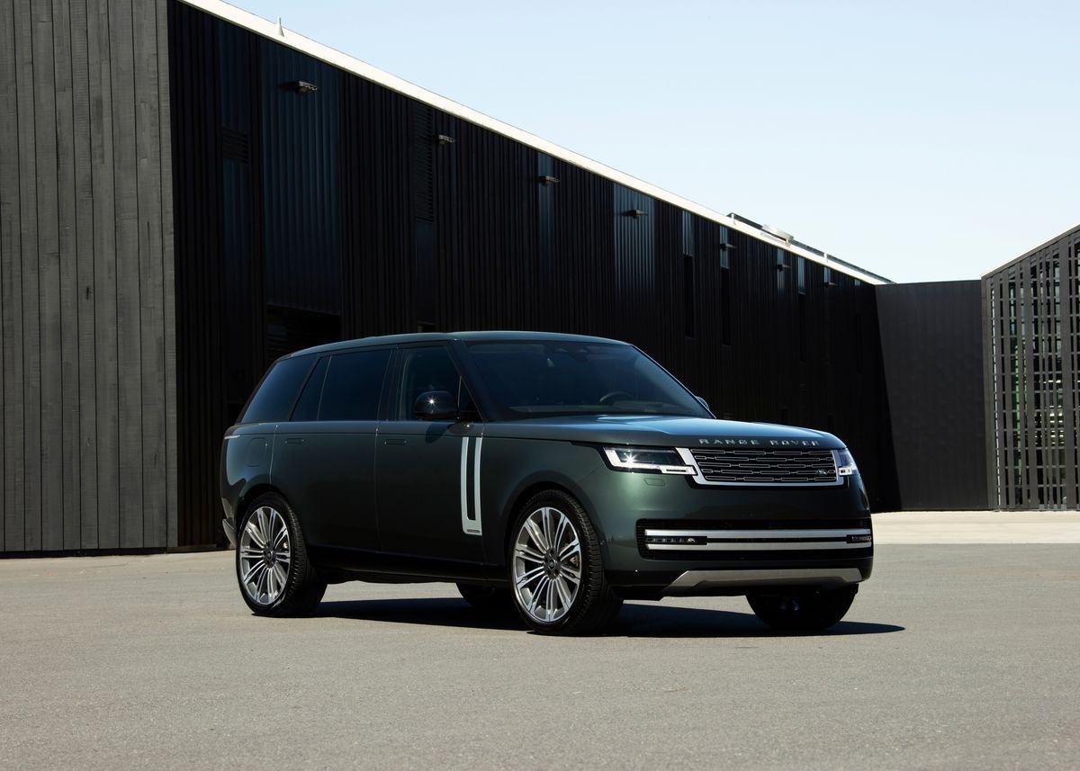 'Dark Green Range Rover' Poster, picture, metal print, paint by ...