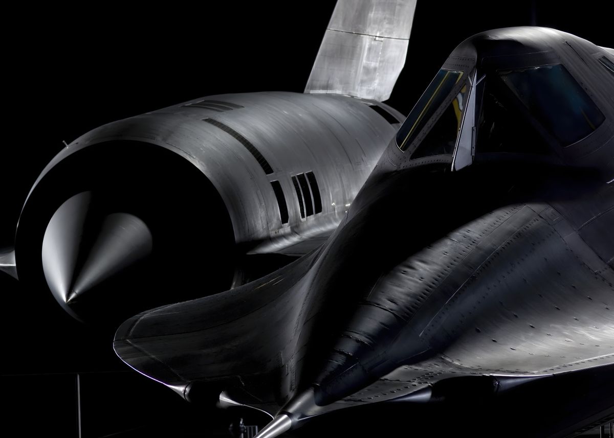 'Blackbird Jet Close-Up' Poster, picture, metal print, paint by M 2 ...