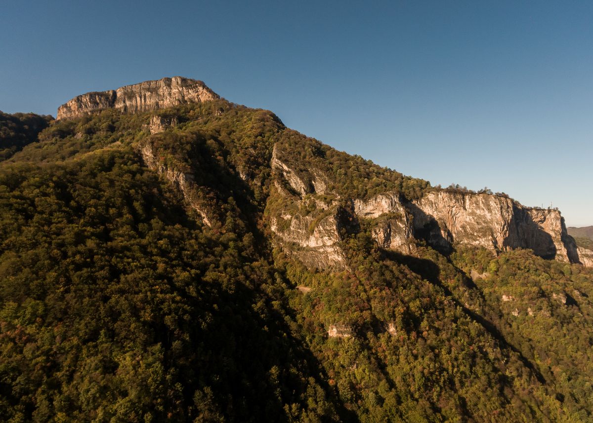 'Mountainside Cliffs' Poster, picture, metal print, paint by Daniel ...