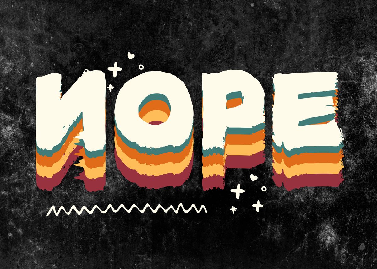 'Nope Retro Meme Design' Poster, picture, metal print, paint by Wyld ...