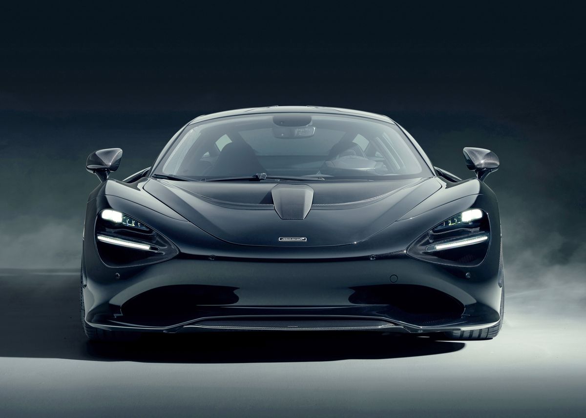 'Black McLaren 765LT' Poster, picture, metal print, paint by Sport Cars ...