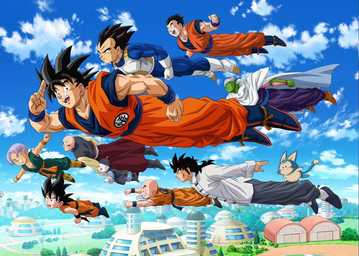 'Dragon Ball Super: Flying' Poster, picture, metal print, paint by ...