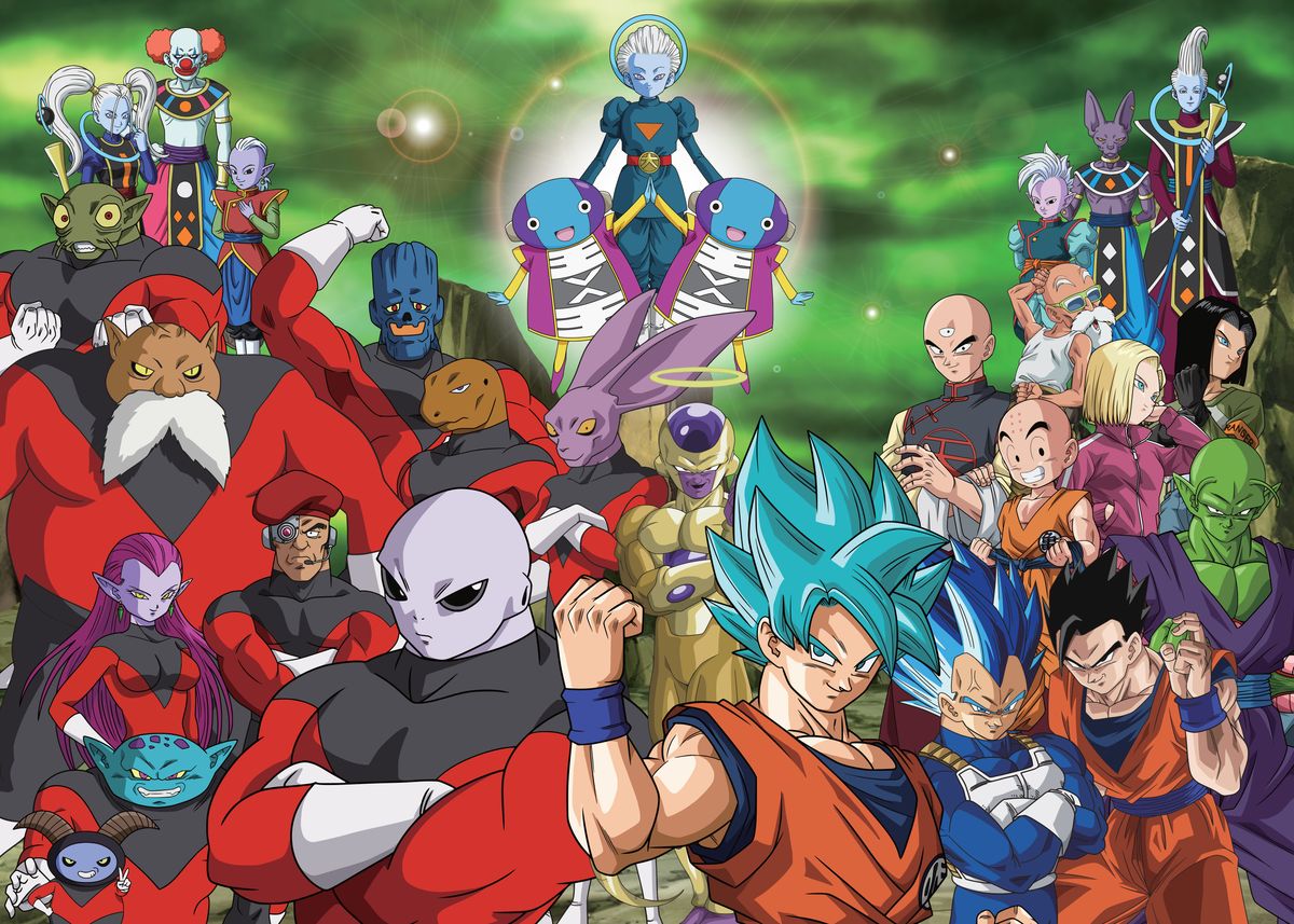 'Team Universe 11 and 7' Poster, picture, metal print, paint by Dragon ...