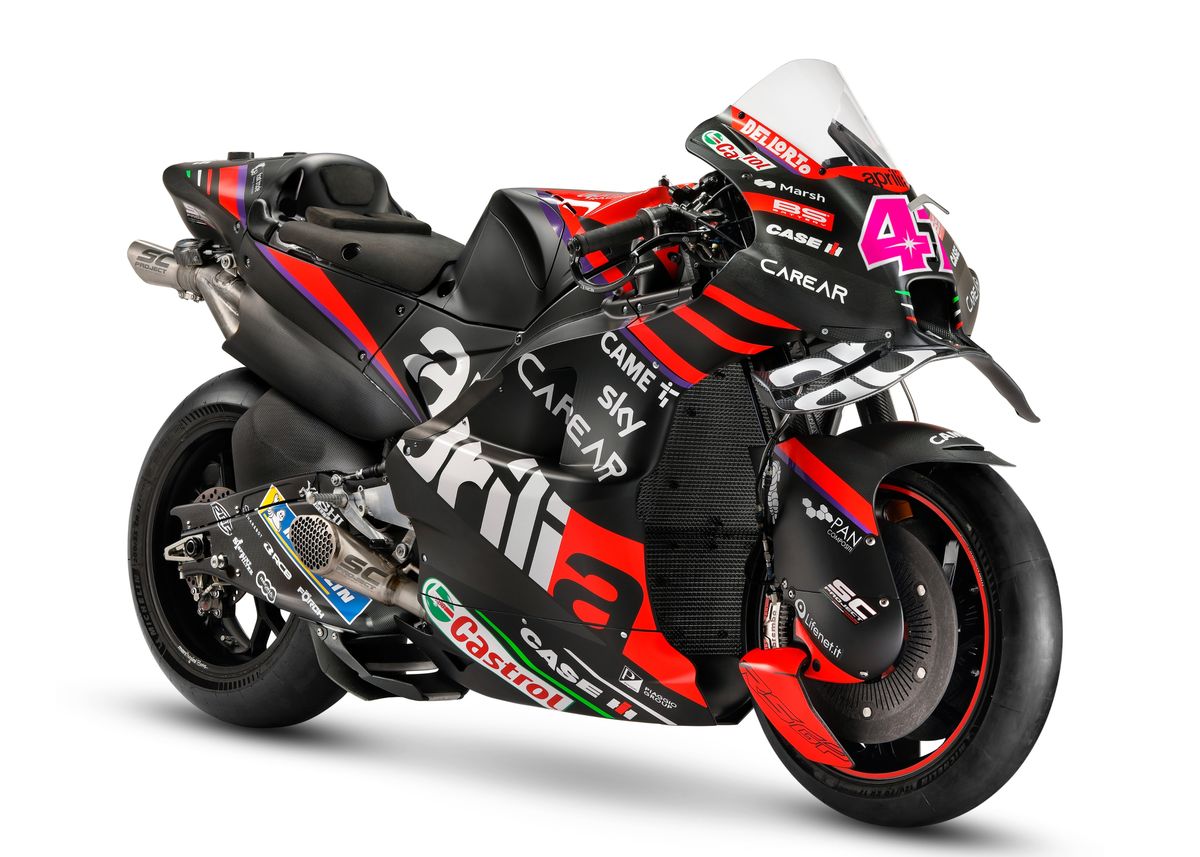 'Aprilia MotoGP Motorcycle' Poster, picture, metal print, paint by Sun ...