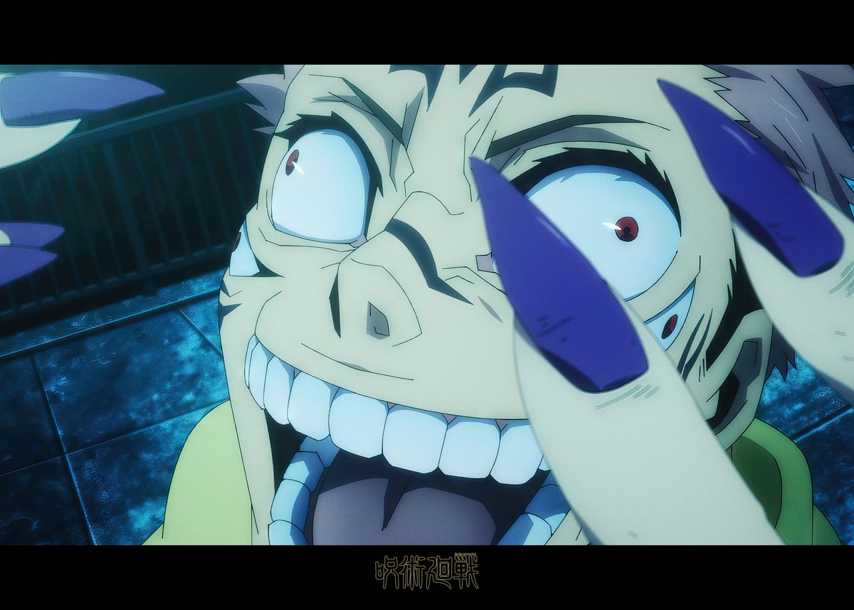 'Sukuna's Face' Poster, picture, metal print, paint by Jujutsu Kaisen ...