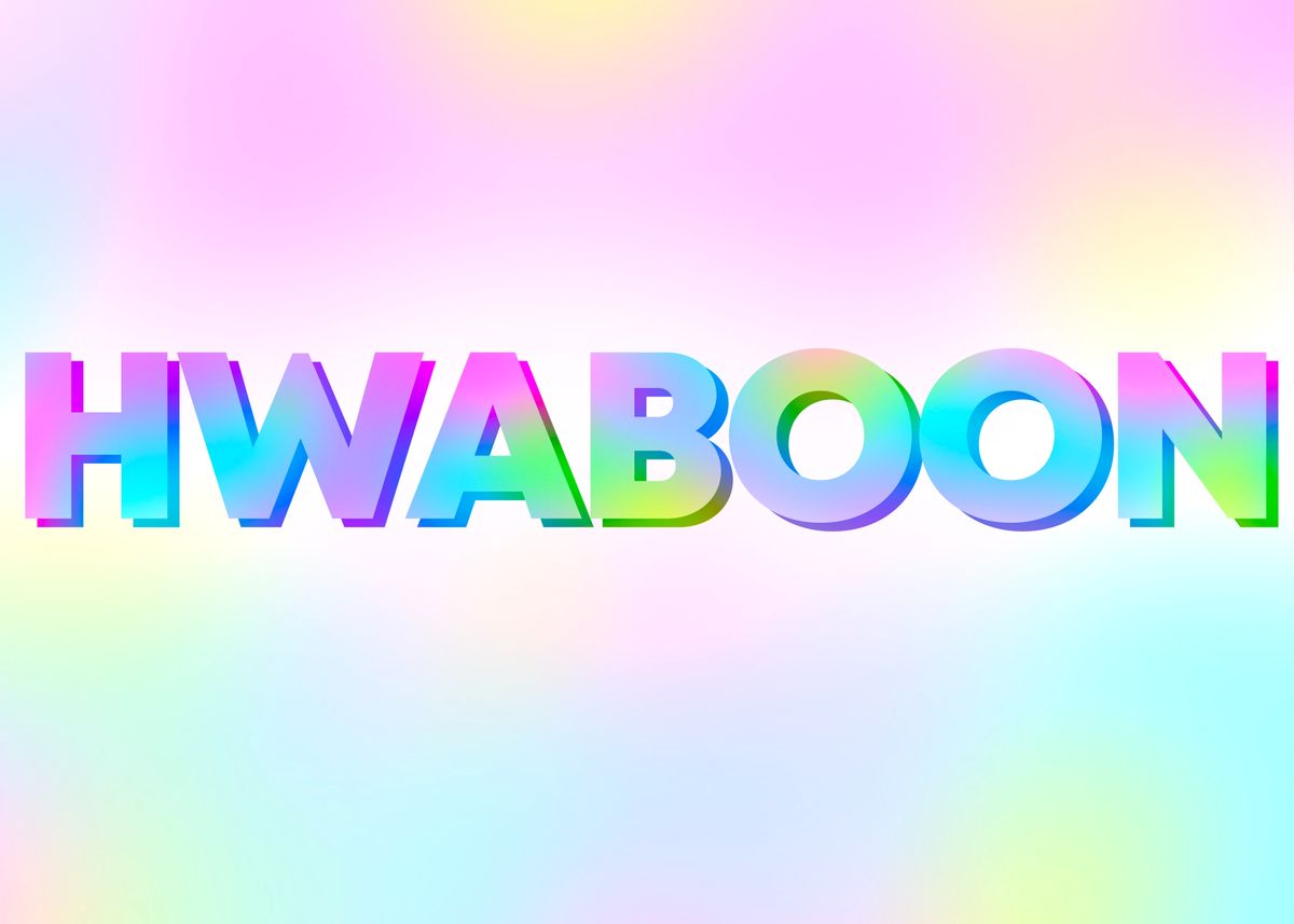'HWABOON - Maybe Happy Ending' Poster, picture, metal print, paint by ...