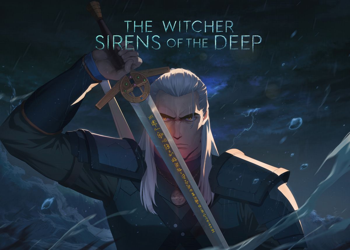 'In the Storm' Poster, picture, metal print, paint by The Witcher ...