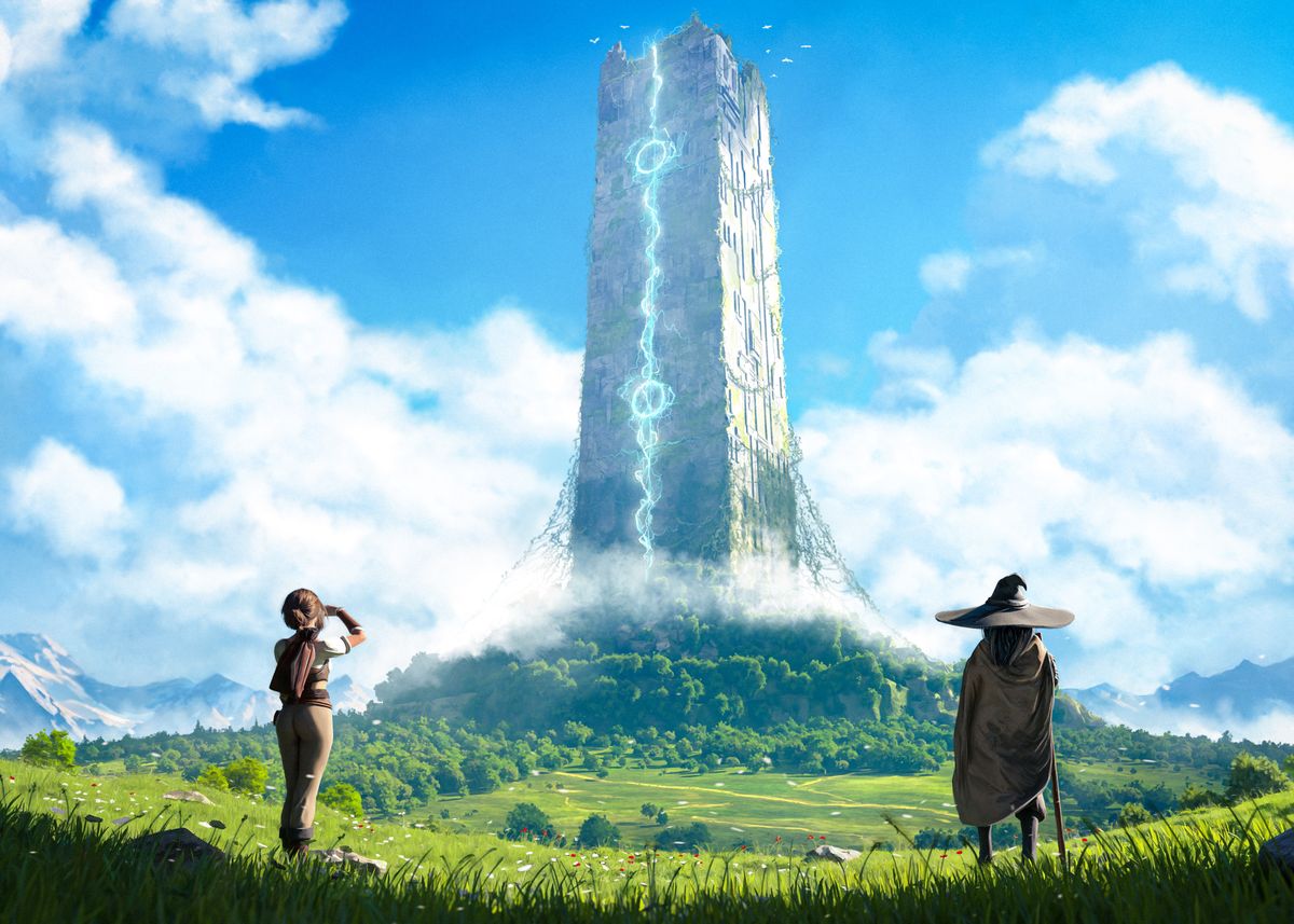 'Tunka's Tower' Poster, picture, metal print, paint by David Catuhe ...