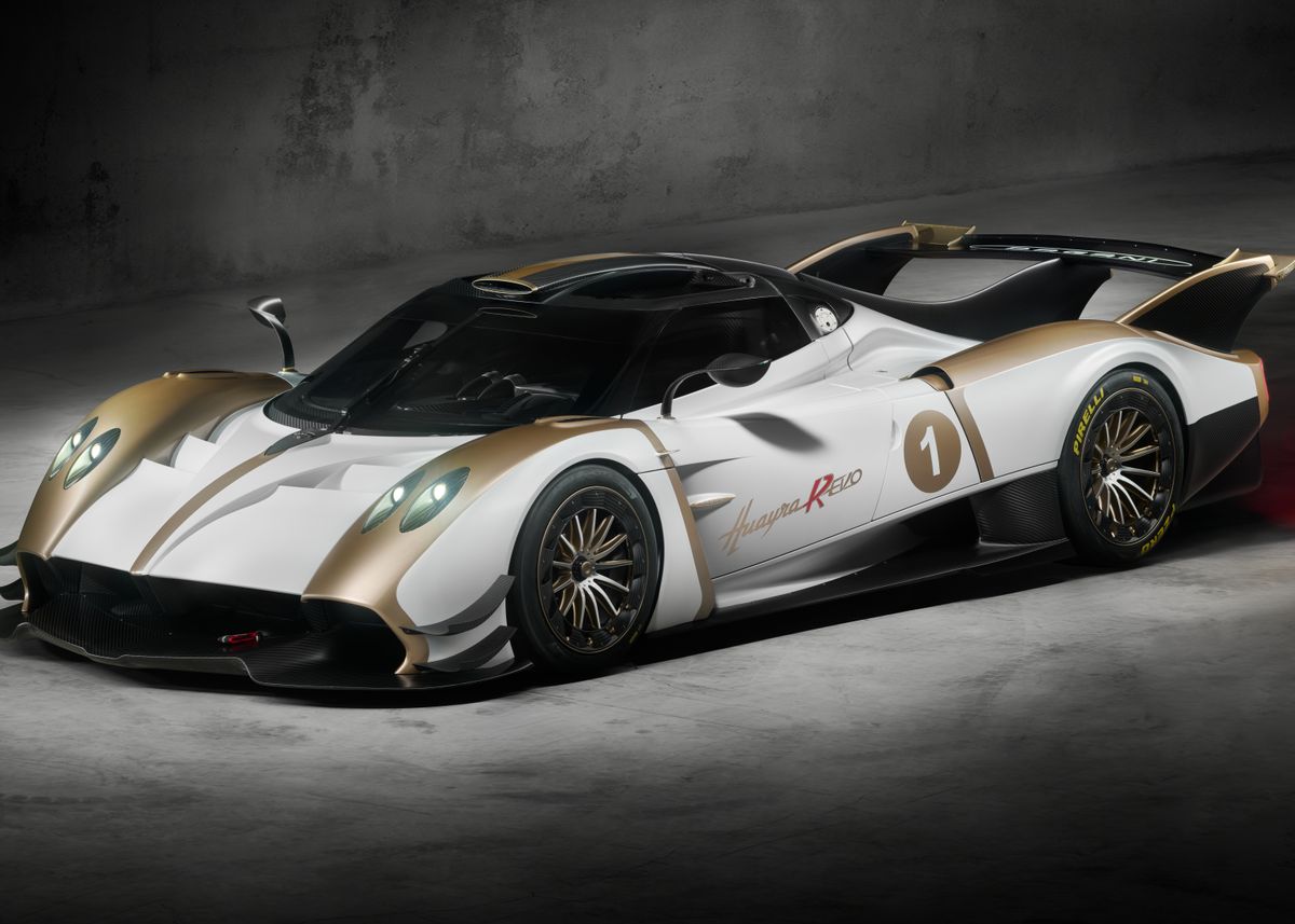 'Pagani Huayra R Evo' Poster, picture, metal print, paint by ...