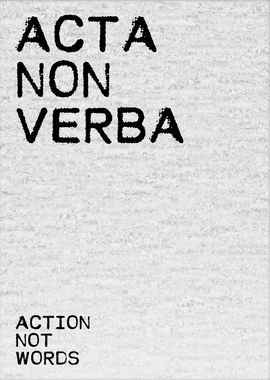 'Action Not Words' Poster, picture, metal print, paint by Josh B | Displate