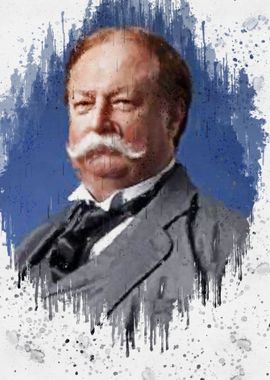 'William Howard Taft' Poster, picture, metal print, paint by The Poster ...