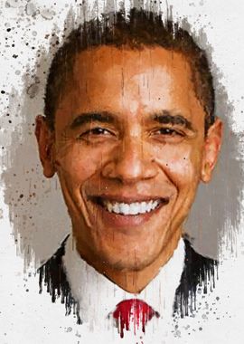 'Barack Obama' Poster, picture, metal print, paint by The Poster | Displate