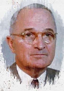 'Harry S Truman' Poster, picture, metal print, paint by The Poster ...