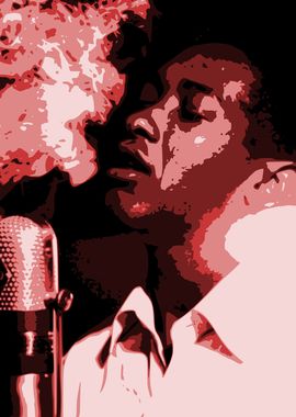 'Sam Cooke ' Poster, picture, metal print, paint by Josh B | Displate