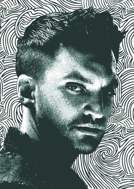 'John Murphy The 100 Poster' Poster, picture, metal print, paint by ...