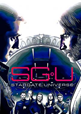 'Stargate Universe 4' Poster, picture, metal print, paint by Jeffery ...