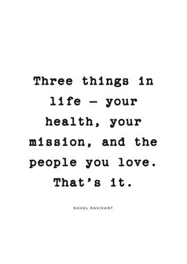 'Three Things Quote' Poster, picture, metal print, paint by Visitify ...