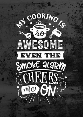 'Kitchen Funny Wall Decor' Poster, picture, metal print, paint by ...