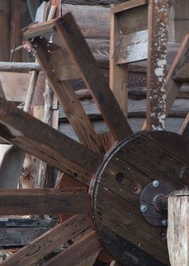 'old watermill' Poster, picture, metal print, paint by Ornella Bonomini ...