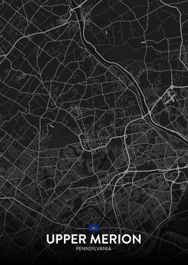 'Upper Merion PA' Poster, picture, metal print, paint by IMR Designs ...