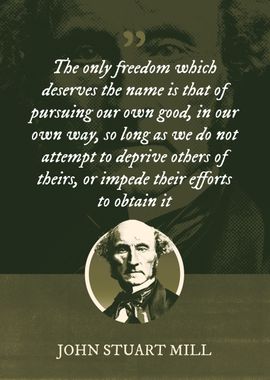 'The only freedom which ' Poster, picture, metal print, paint by ...