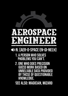 'Aerospace Engineer' Poster, picture, metal print, paint by Sebastian ...