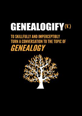 'Genealogy Definition' Poster, picture, metal print, paint by Fabian El ...