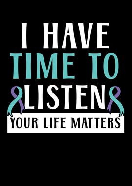 'Suicide Prevention' Poster, picture, metal print, paint by NAO | Displate