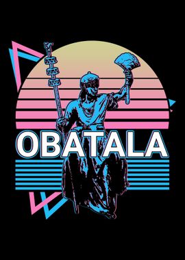 'Obatala Orisha' Poster, picture, metal print, paint by AestheticAlex | Displate