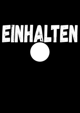 'Einhalten Punkt Witziges' Poster, picture, metal print, paint by ...