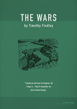 'The Wars Timothy Findley' Poster, picture, metal print, paint by ...