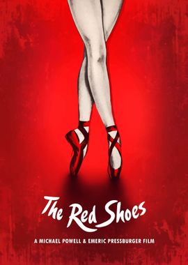 'The Red Shoes' Poster, picture, metal print, paint by Bo Kev | Displate