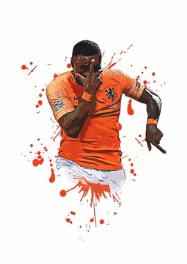 'Quincy Promes' Poster, picture, metal print, paint by Louise Estrada ...
