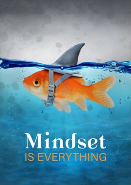 'Mindset is everything' Poster, picture, metal print, paint by Uber ...